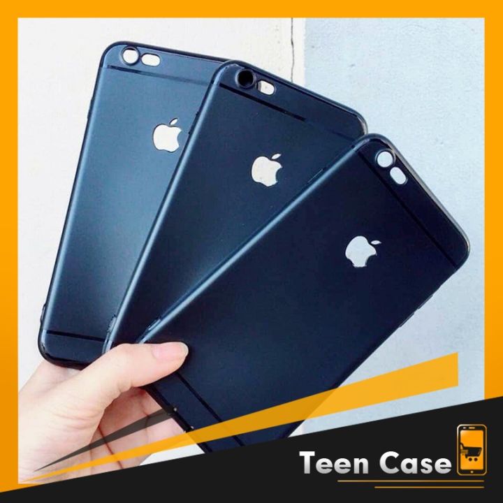 [ SALE SẬP SÀN ] Ốp lưng iphone 6/6s/6Plus/6sPlus/7/8/7Plus/8Plus mẫu Su đen mềm | Lazada.vn