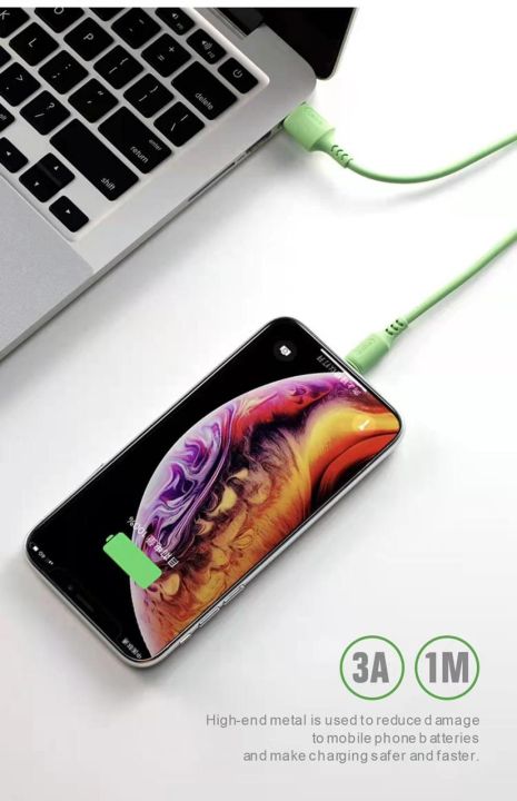 Harga Grosir - Kabel Data Macaron / Kabel Data Macaron Type C / USB ...