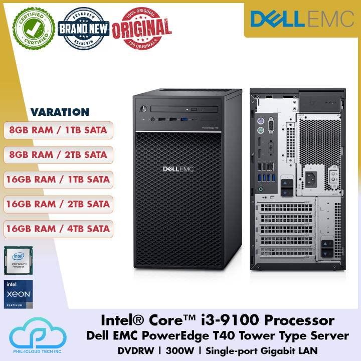 Intel® Core™ i3-9100 Processor | Dell EMC PowerEdge T40 Tower Type ...