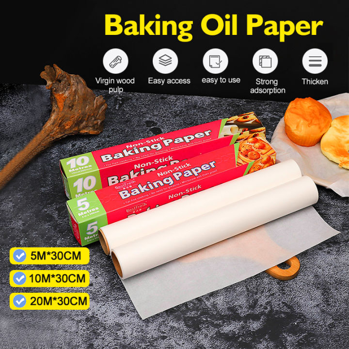 Air Fryer Paper Paper Disposable Baking Papers Non-Stick Kertas Minyak ...