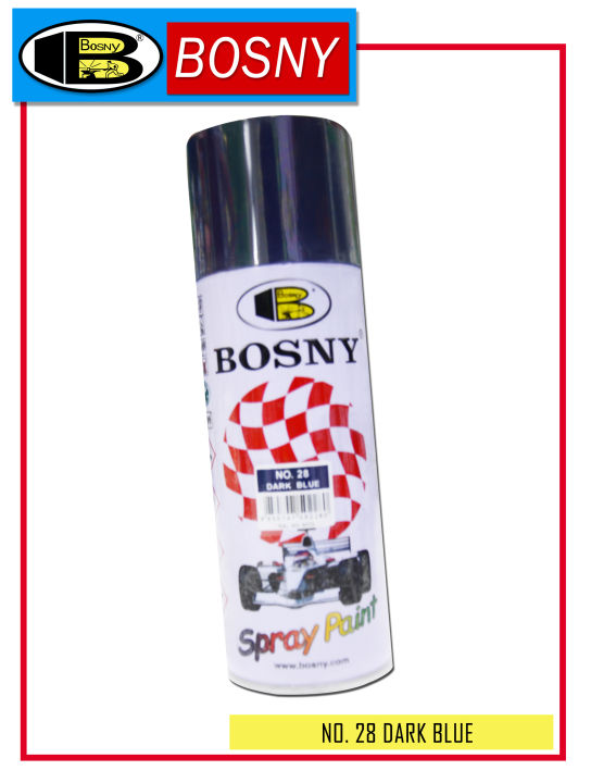 Bosny Spray Paint No.28 Dark blue | Lazada PH