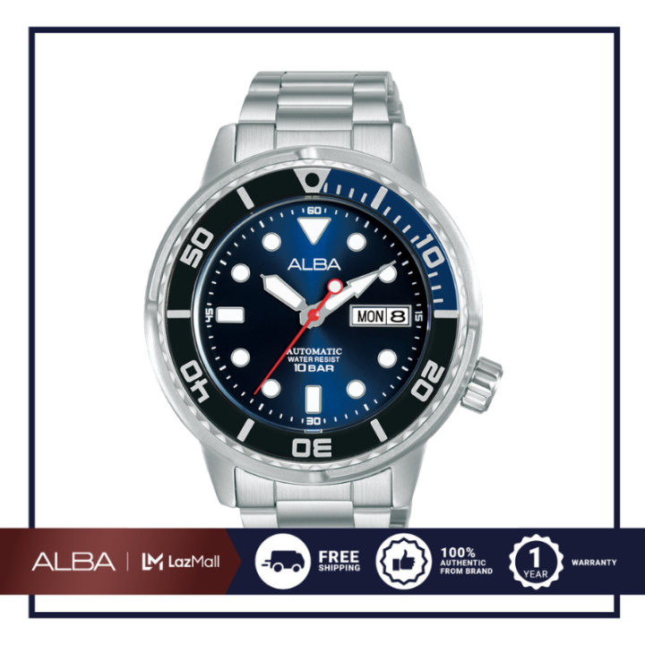 ALBA นาฬิกาข้อมือ Mini Tuna Automatic รุ่น AL4245X ขนาด 43 mm. | Lazada ...
