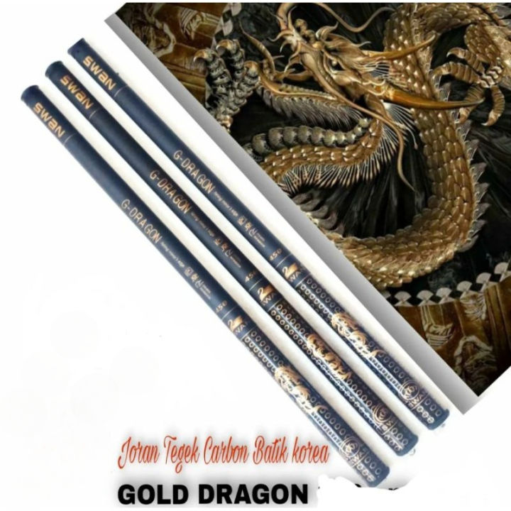 Joran tegek Carbon batik korea Gold Dragon gen. 1 | Lazada Indonesia