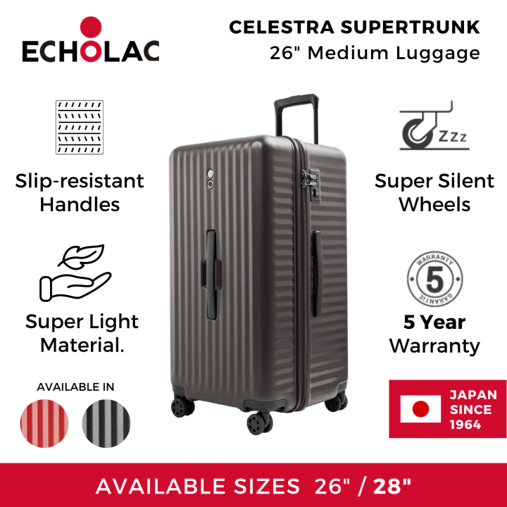 Echolac Celestra Supertrunk 26" Upright Luggage | Lazada Singapore