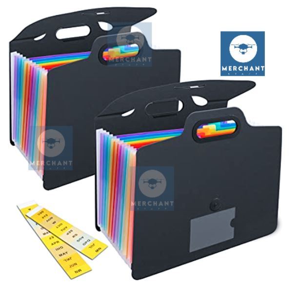 Expanding Folder Long size Legal Size 24 pocket Accordion Expanding ...