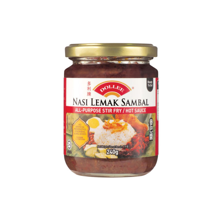Dollee Nasi Lemak Sambal All Purpose Stir Fry/ Hot Sauce 240g | Lazada PH