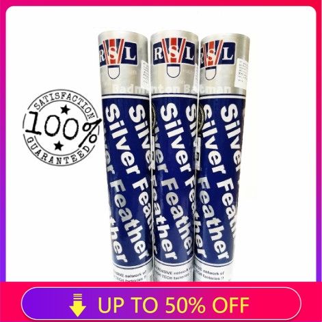 RSL Silver Feather Badminton Shuttlecock Bulu Tangkis | Lazada Singapore