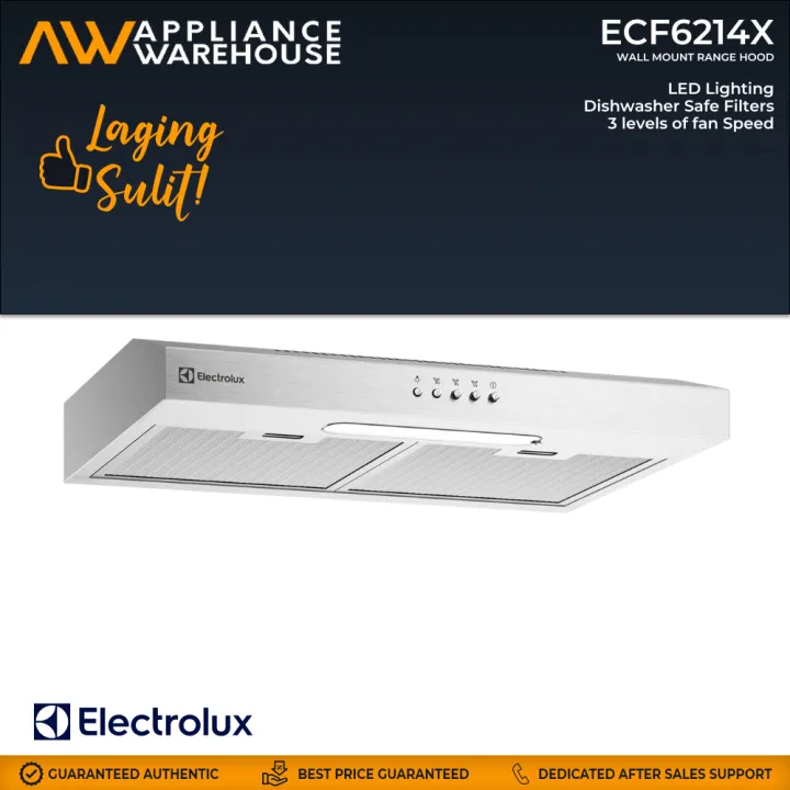 Electrolux ECF6214X 60cm Fixed Extractor Wall Mount Stainless Range ...