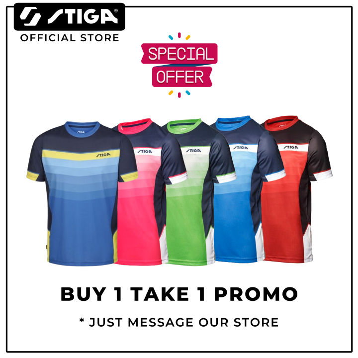 STIGA River Shirt / Table Tennis Shirt / Table Tennis Clothes / Table ...