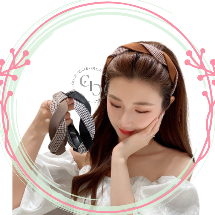 BDO-14 Bando Korea Wanita Twist Headband Bondu Kepang Bandu Lebar Twist ...