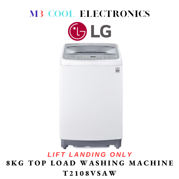 LG T2108VSAW SMART INVERTER TOP LOAD WASHING MACHINE 8KG - 2 YEARS ...