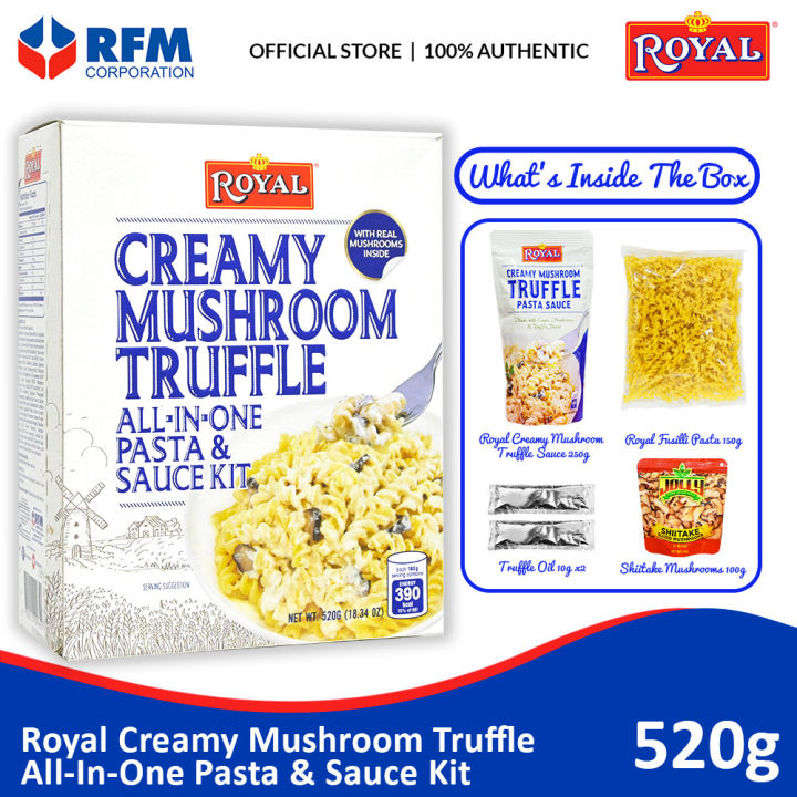 Royal Creamy Mushroom Truffle Pasta 520g (All-in-One Pasta Sauce Kit) | Lazada PH