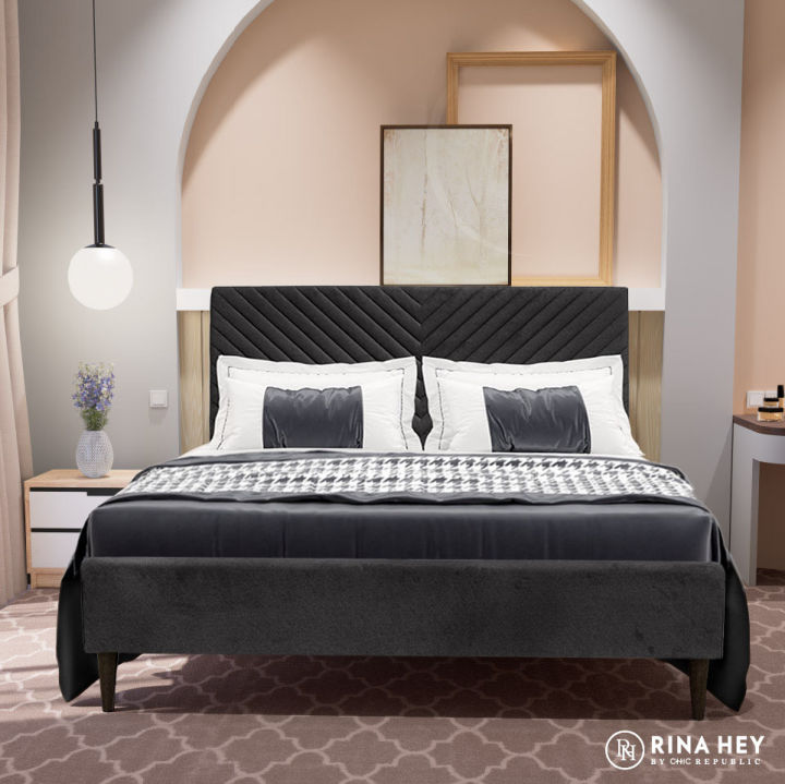 Rina Hey SLEEPER/180,เตียง 6 ฟุต - สี เทาเข้ม , เบจ | Lazada.co.th