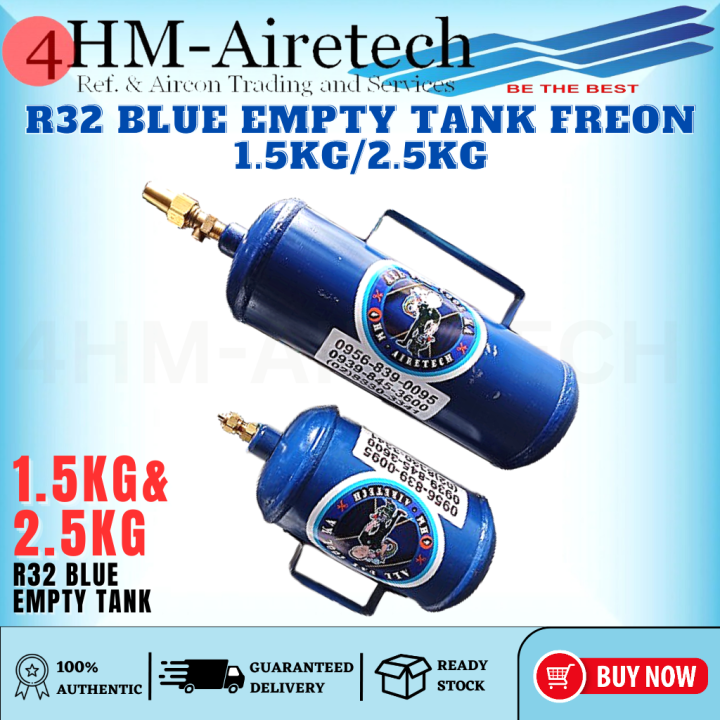 4HM BLUE EMPTY TANK FREON 1.5KG/2.5KG | Lazada PH