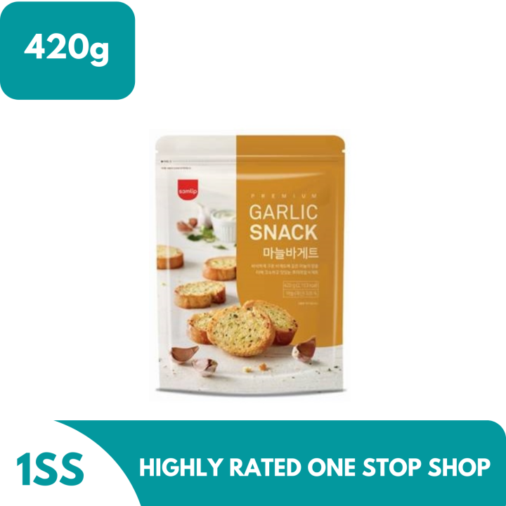Samlip Premium Baguette Garlic Snack, 420g (Packaging may vary) (Exp ...
