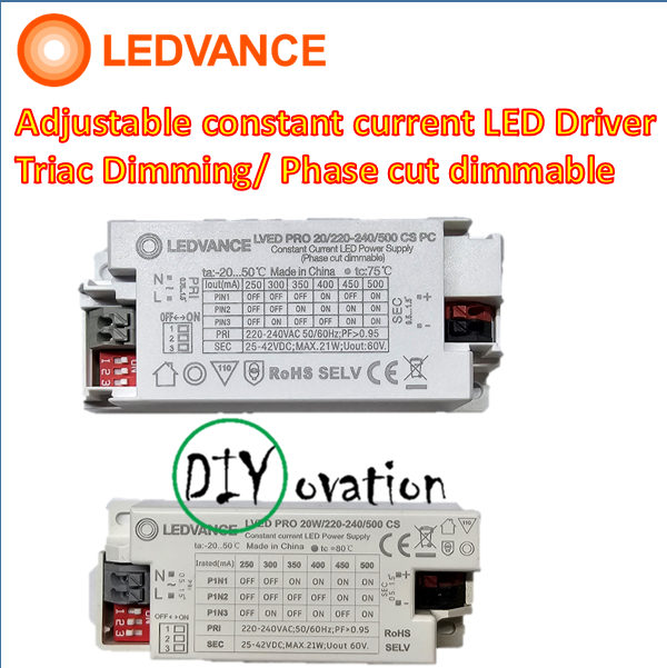 Ledvance LVED PRO Constant current LED Driver/ Adjustable/ Phase Cut ...