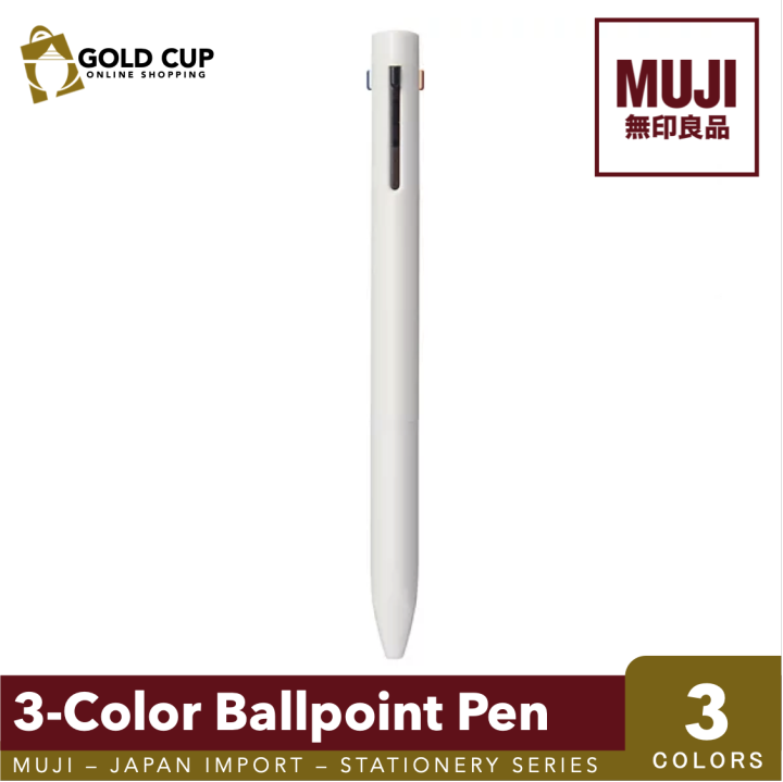 MUJI Triangular 3-Color Ballpoint Pen | Lazada PH