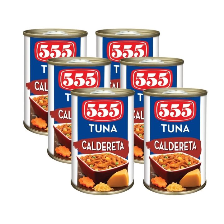 555 Tuna Flakes Caldereta 110g - Pack of 6 | Lazada PH