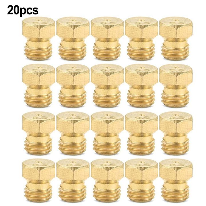 【BEUMK】 Reliable Brass Jet Nozzle Kit for 20 Propane Burner Orifice ...
