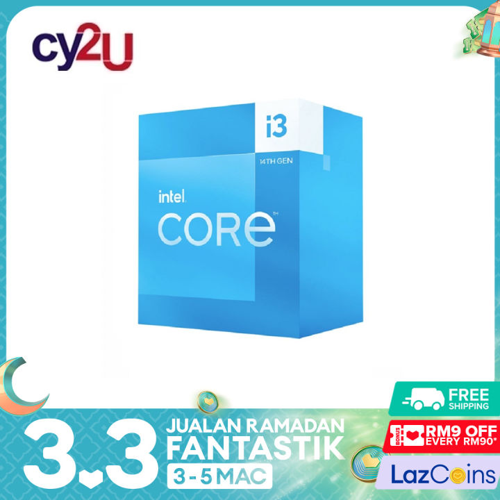 Intel Core I3-14100 14th Gen Processor - Raptor Lake (12MB Cache, 3 ...