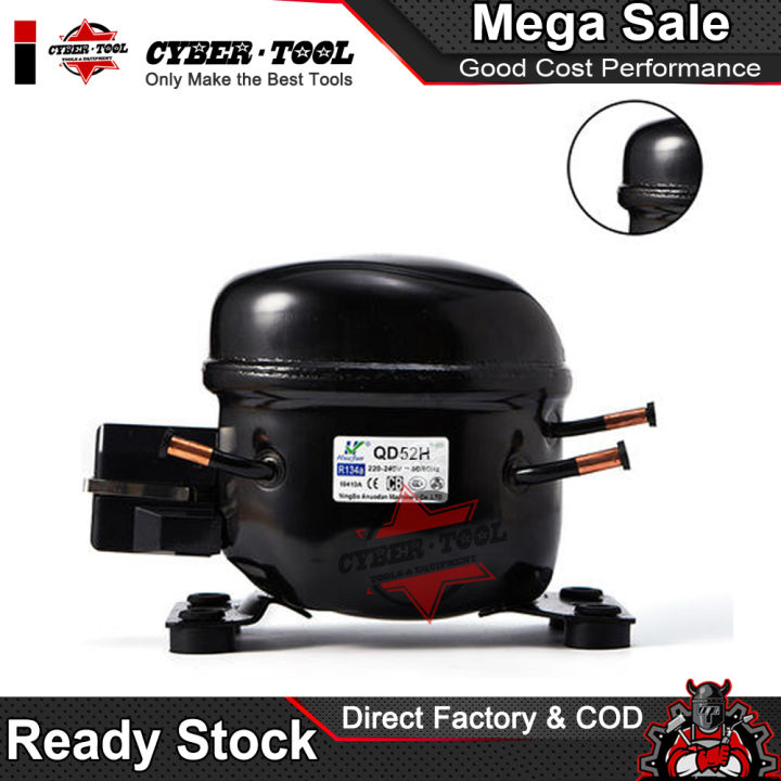Refrigerator Compressor 120W Horsepower QD52H R134a 220v Refrigerator ...