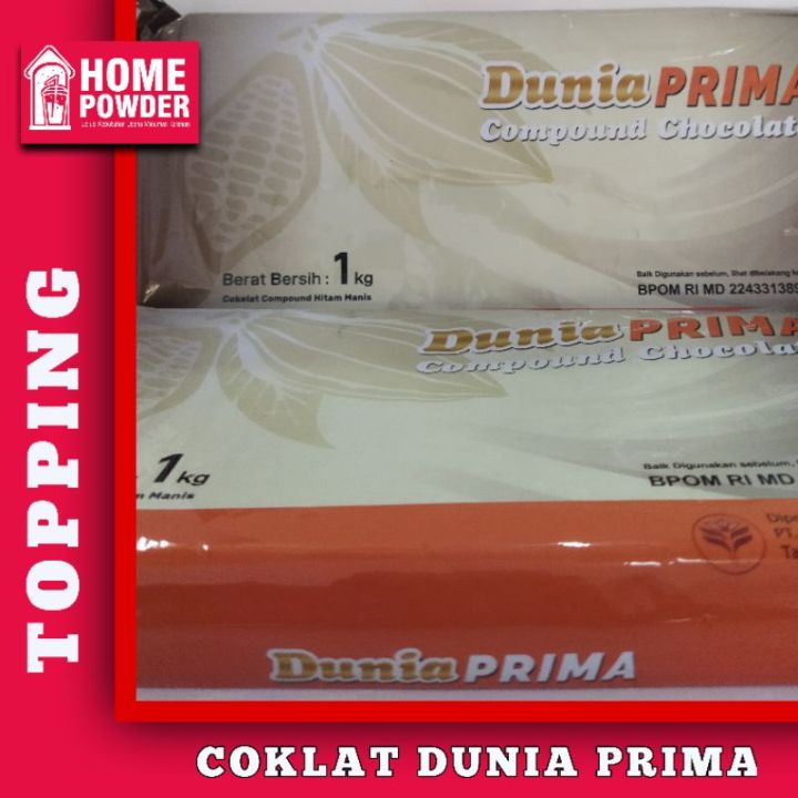 PRIMA Coklat Dunia Prima Compound Chocolate 1kg Coklat Batangan Kiloan ...