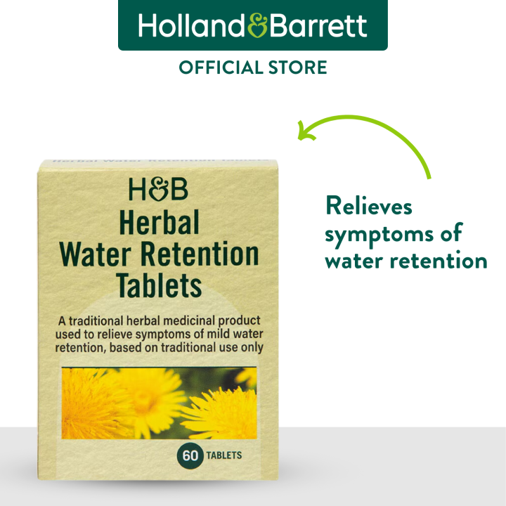 Holland & Barrett Water Retention Tablets 60 Tablets | Lazada Singapore