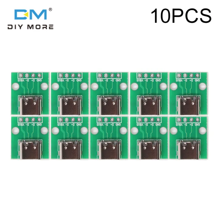 diymore 1pcs/5pcs/10pcs USB Type-C Breakout Board Serial Basic Breakout ...