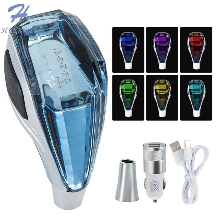 HK Universal Crystal Cut Series Car Gear Shift Knob Touch Activated ...