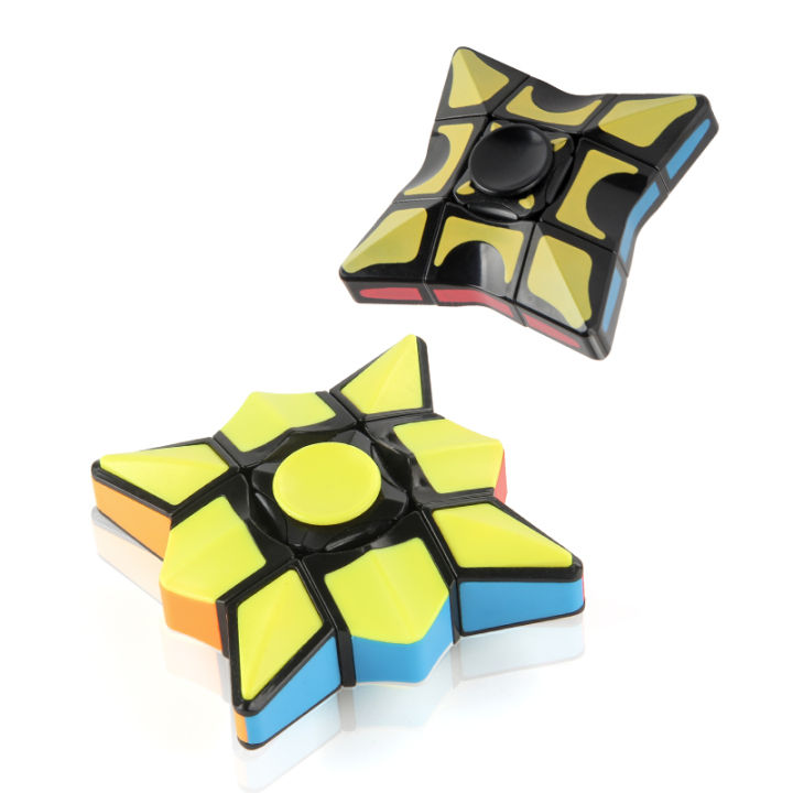 Fingertip Gyro Magic Cube Speed Fidget Finger Spinner Top Sensory ...