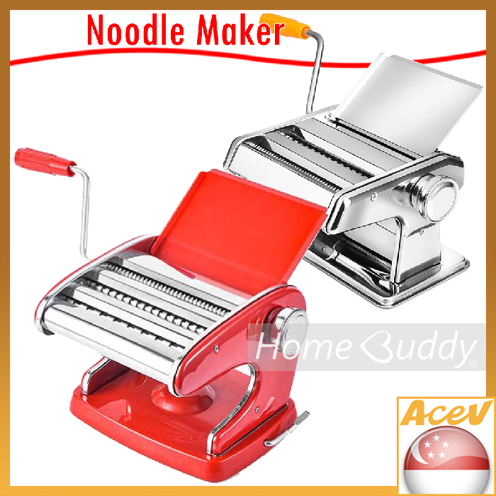 🇸🇬 Noodle Maker Machine. Version3 New Premium Red/ Version2. 3 Blades ...