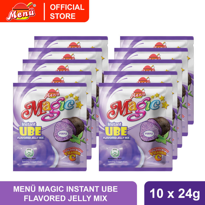 Menu Magic Jelly Ube 24grams x 10 Packs | Lazada PH