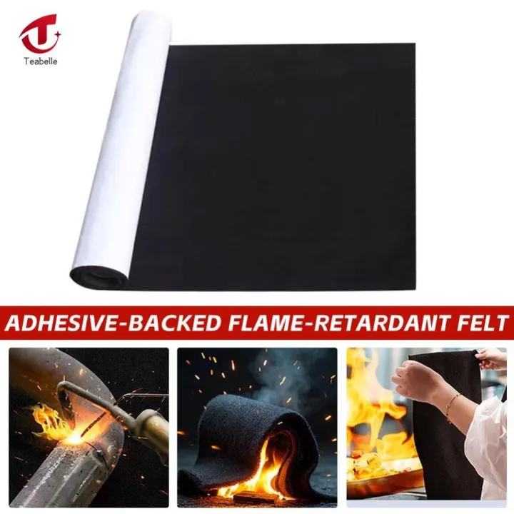 Teabelle Self-adhesive Fireproof Welding Protective Blanket High Temp ...