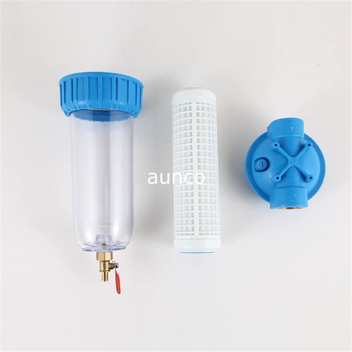 Water Prefilter 10" 1/2" 100 Mesh 150 Micron Backwash Grit Strainer ...