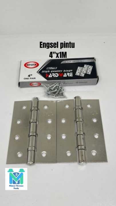 Engsel plat 4inch / engsel plat jendela / engsel besi 4inch SIYOTA ...