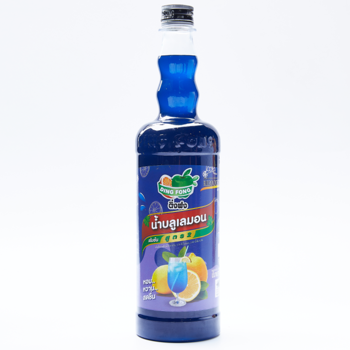 น้ำติ่งฟง น้ำบลูเลมอนเข้มข้น Blue Lemon น้ำเชื่อม ไซรัป 760 มล. ...
