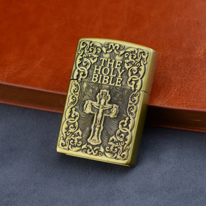 FAMILIFE Cross Design Lighter Refillable and Adjustable Flame Lighter ...