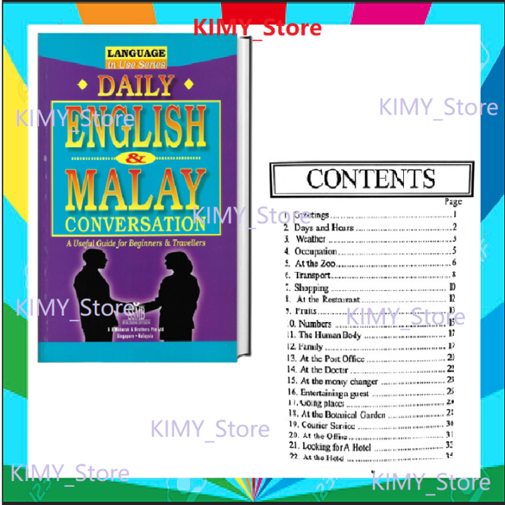 📕Ready Stock📕 Daily English & Malay Conversation A Useful Guide for ...