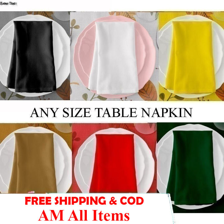 Any Size Table FOLD NAPKIN Katrina Cloth Lunch Restaurant Project ...