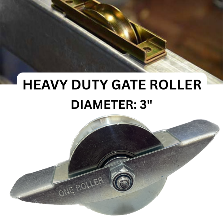 HEAVY DUTY GATE ROLLER WITH CAPPING / SLIDING GATE ROLLER / BEARING ...