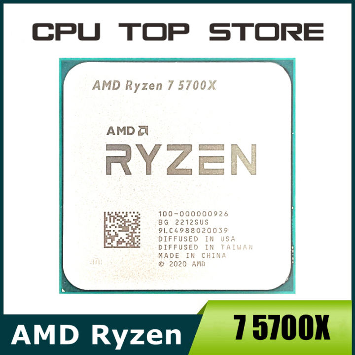 AMD Ryzen 7 5700X R7 5700X 3.4Ghz 8-Core 16-Thread CPU Processor 7NM L3=32M 100-000000926 Socket ...