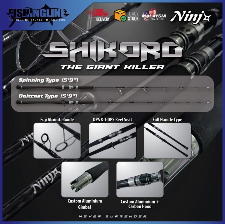 NINJ SHIKORO ROD 🔥"THE GIANT KILLER"🔥 | Lazada