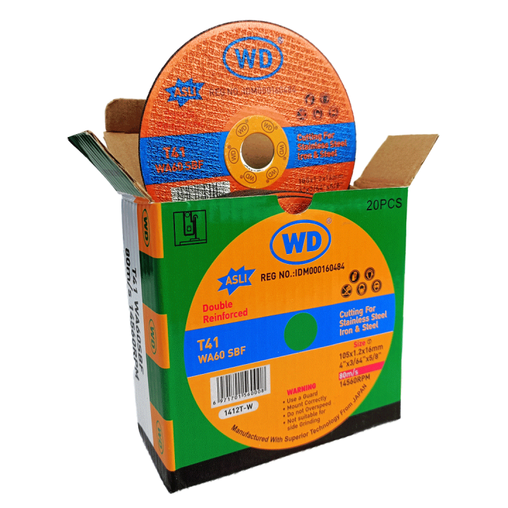 WD Batu Potong Cutting Wheel 4 inch HARGA 1 KOTAK ISI 20 PCS - untuk ...