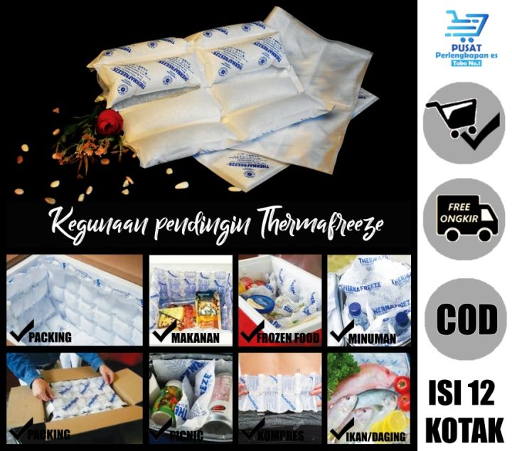 TRANSLOG ICE DRY ICE PACK ES GEL LEMBARAN ICE PACK GEL 12 CELLS ...