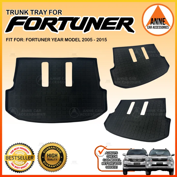 Car Trunk Tray for Toyota Fortuner 2005 - 2015 / 2016 Onwardsl Cargo ...