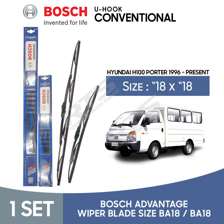 Bosch Advantage Conventional / Standard Wiper Blade Hyundai H100 Porter ...