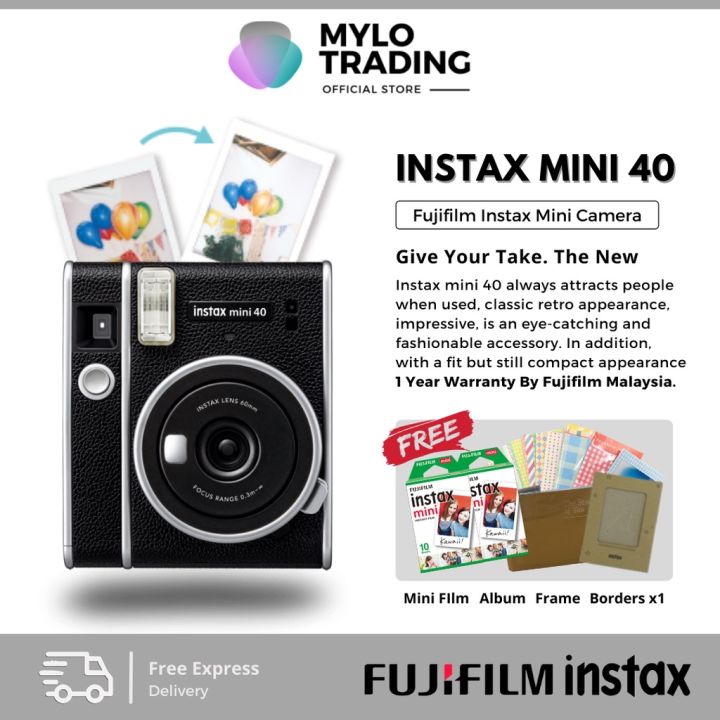 Fujifilm Instax 40 classic vintage r instant camera kit | Fujifilm Malaysia warranty | Lazada PH
