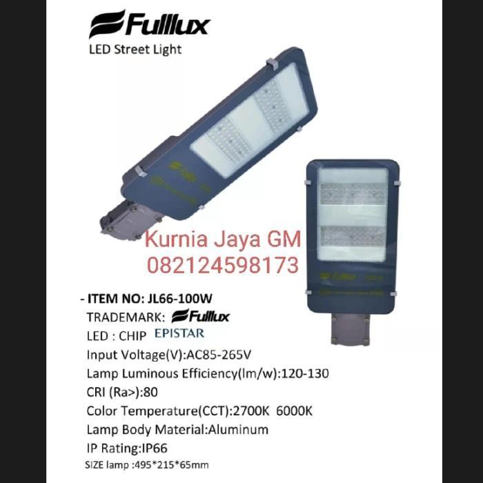 FULLUX LAMPU PJU LED 100WATT JL66 LAMPU JALAN LED CHIP EPISTAR IP66 ...