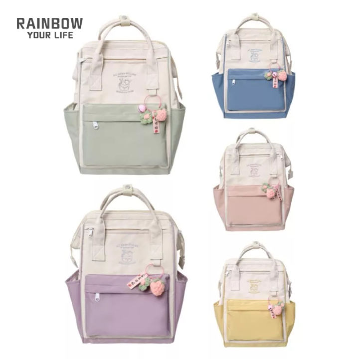 Pastel color large-capacity middle and high school student Laptop ...