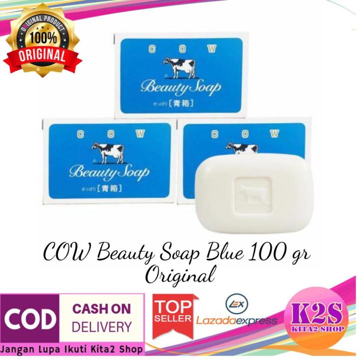 COW Beauty Soap Biru 85 gr Original No.1 In Japan Sabun Kecantikan COW ...